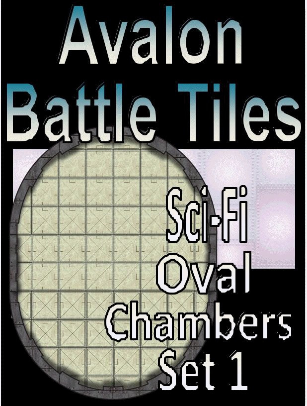 Avalon Battle Tiles, Sci-Fi Oval Chamber Set 1 PDF