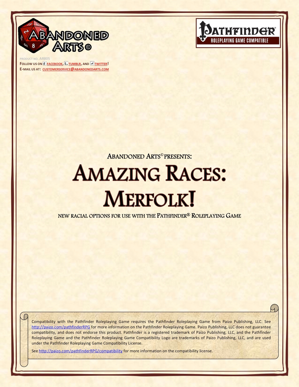 Amazing Races: Merfolk! PDF