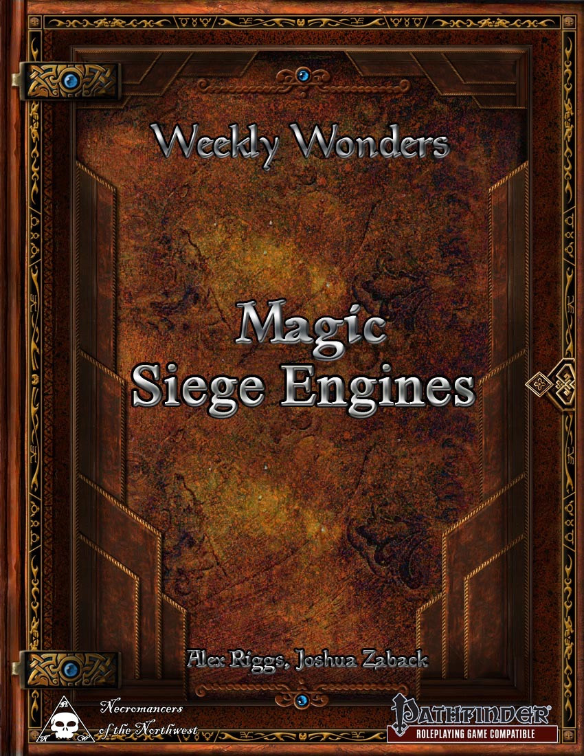 Weekly Wonders - Siege Engines PDF