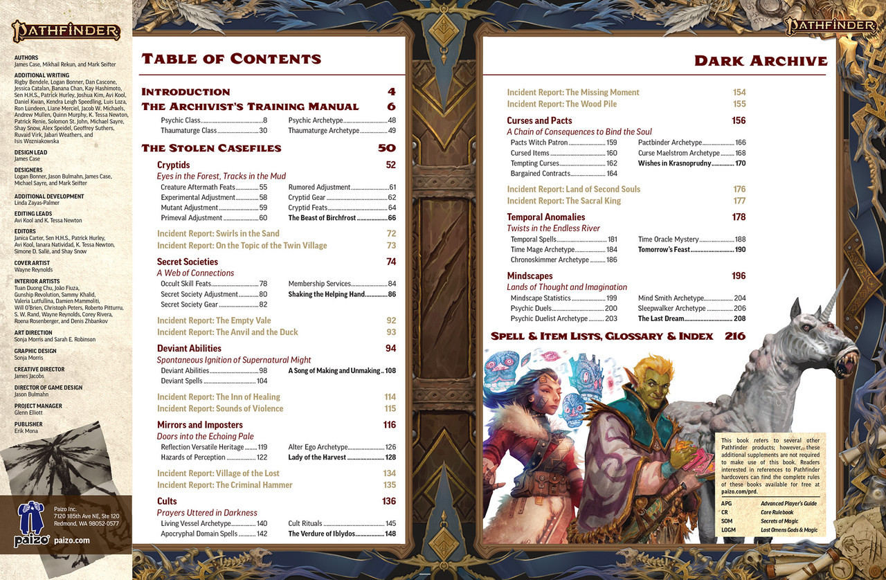 Pathfinder Dark Archive (Remastered)