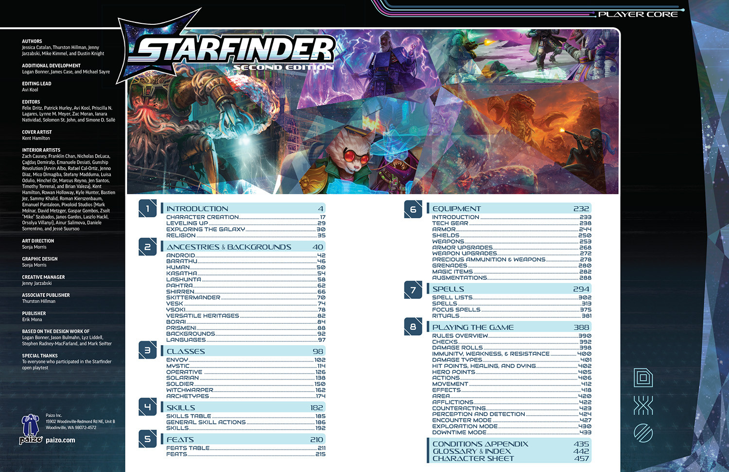 Starfinder Player Core