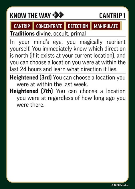 Pathfinder Occult Spell Deck (Remastered) (Download)