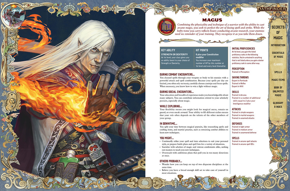 Pathfinder Secrets of Magic