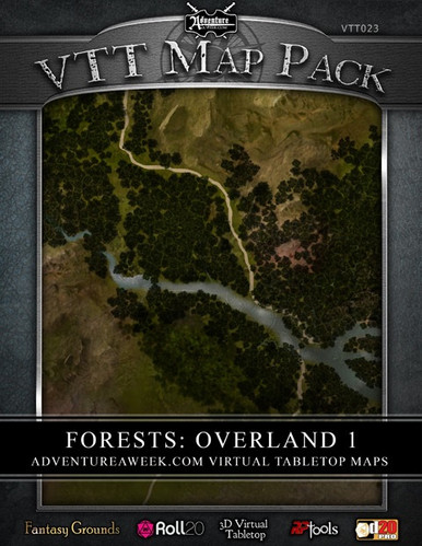 VTT MAP PACK: Forests - Overland 1 (Download)