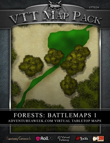 VTT MAP PACK: Forests - Battlemaps 1 (Download)