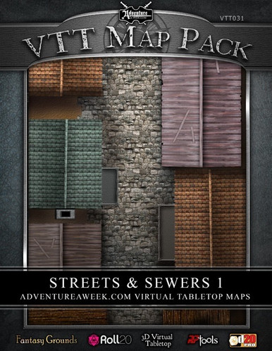 VTT MAP PACK: Streets & Sewers 1 (Download)