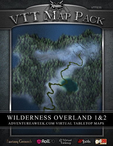 VTT MAP PACK: Wilderness Overland 1 & 2 (Download)