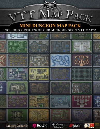 VTT MAP PACK: Mini-Dungeon Map Pack (Download)