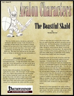 Avalon Characters Vol 1, Issue #5 The Boastful Skald PDF