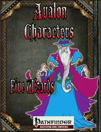 Avalon Characters, Five Wizards PDF