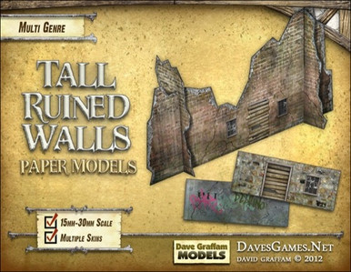 Tall Ruined Walls Paper Models PDF