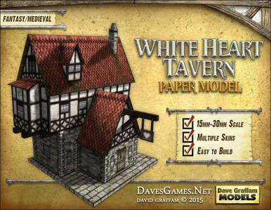 White Heart Tavern Paper Model PDF