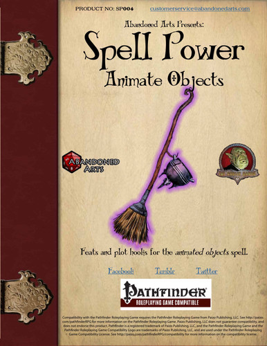 Spell Power: Animate Object PDF