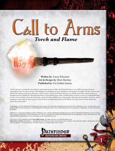 Call to Arms: Torch and Flame PDF