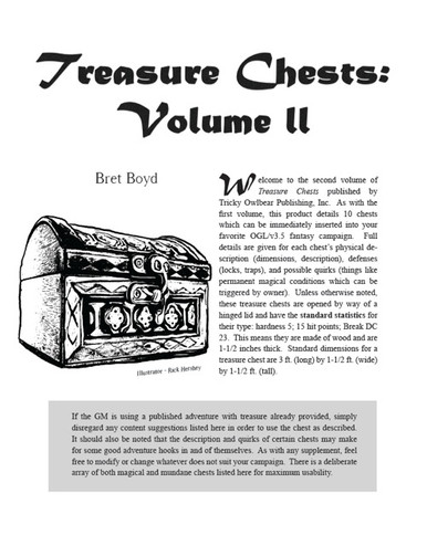 Treasure Chests: Volume 2 PDF