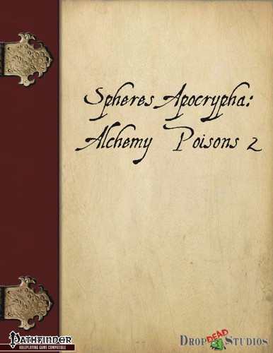 Spheres Apocrypha: Alchemy Poisons 2 PDF