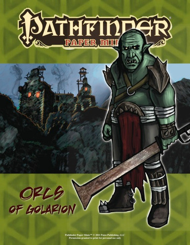Pathfinder Paper Minis: Orcs of Golarion PDF