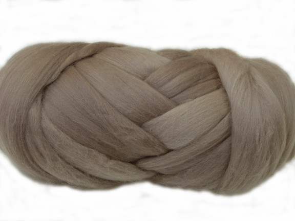 Mushroom | Superfine Merino Roving (Tops) - Outback Fibers