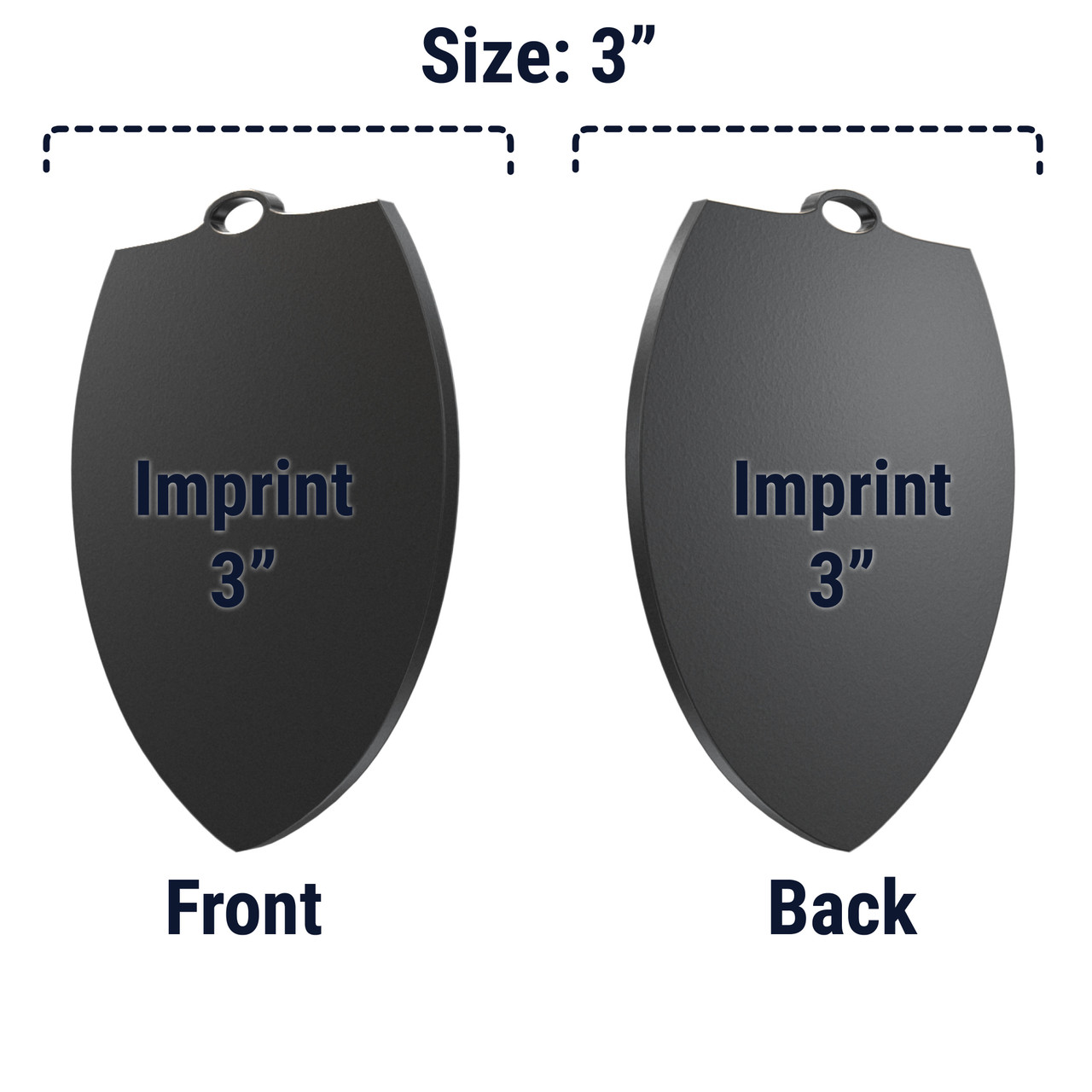 Full Color Shield Insert (3")