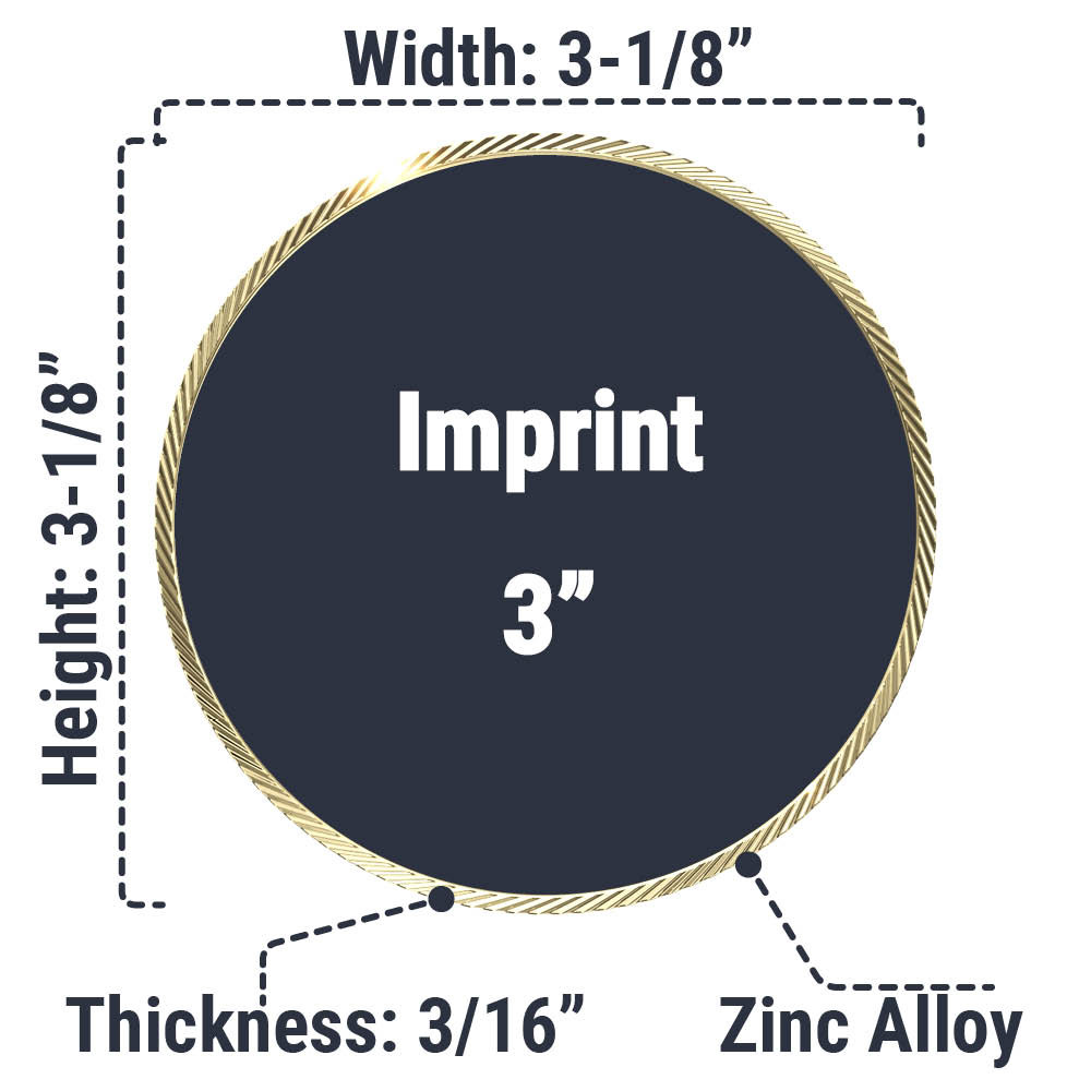 Express Texture Tone® Rope Edge Double Sided Coins