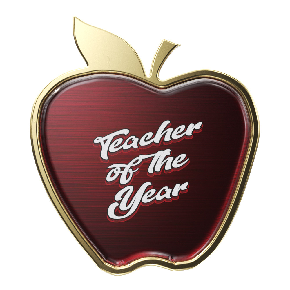 Express Apple Shaped Lapel Pins