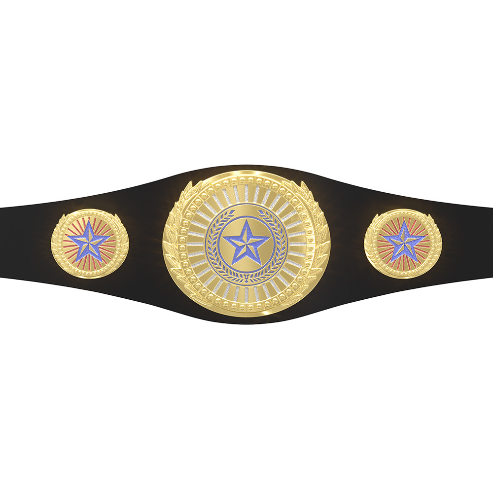Lightweight Championship Belt w. Side Plates