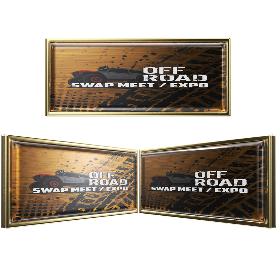 Express Rectangle Lapel Pin Findings