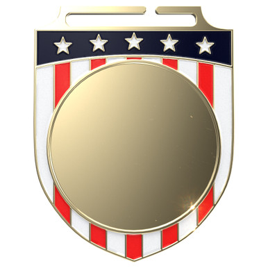 Patriotic Shield Insert (2-3/4")