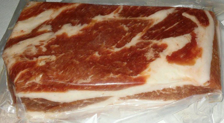 Organic Pork Belly, Raw, not Smoked - Now Farms