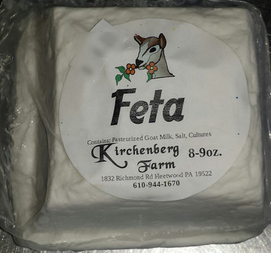 Goat Feta Cheese (1/2 lb ) - Now Farms