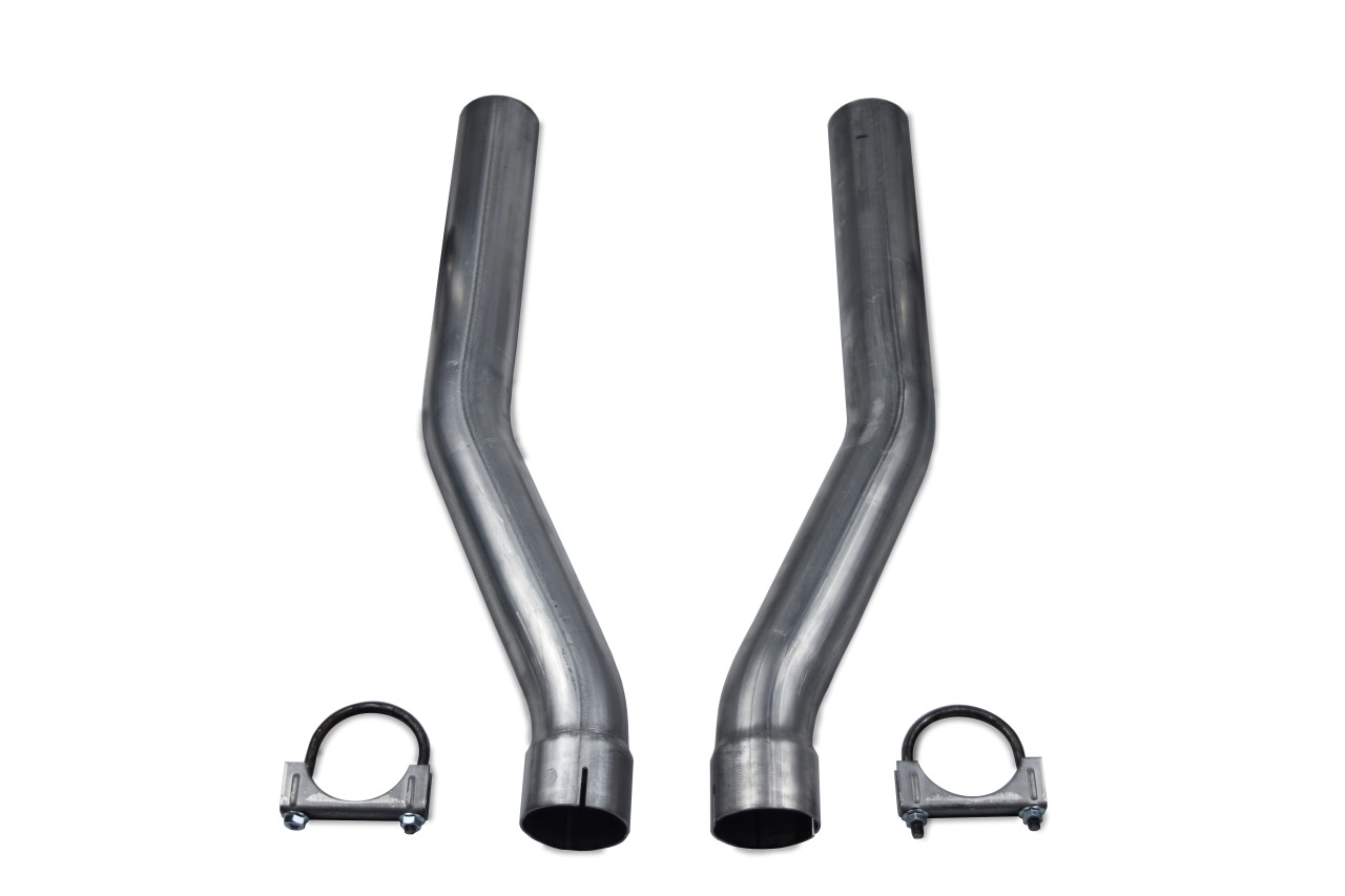 Dodge 2.5" Aluminized "through bumper" adapters - Truck Exhaust Kits