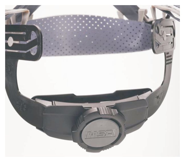 MSA 475369 V-Gard White Full Brim Hard Hat with Fas-Trac Ratchet ...