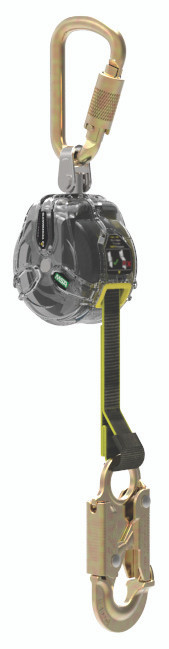 MSA 63111-00C Web 6' Double Mini SRL with Swivel Aluminum Carabiners ...