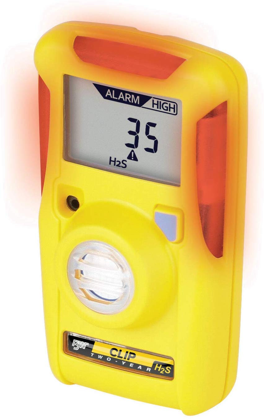BW Clip Single Gas Monitor (H2S) - Industrial Safety Products