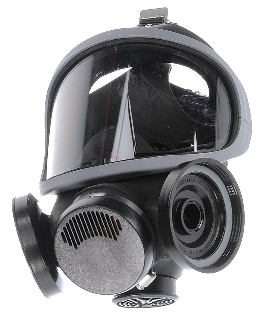 MSA Ultra-Twin Full-Facepiece Hycar Rubber Respirator - Industrial ...