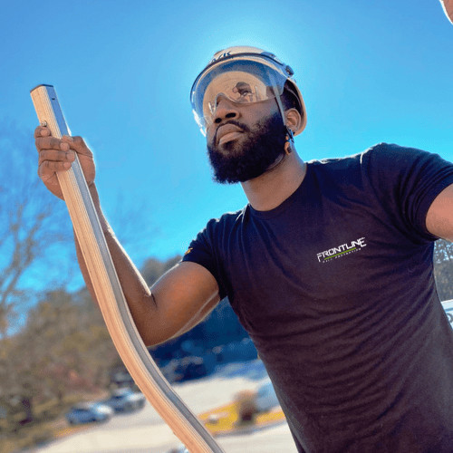 Frontline Ladder Safety Walk-Thru Extension - Industrial Safety Products