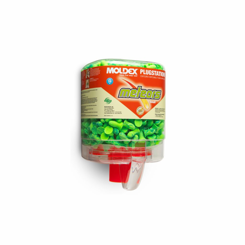 Moldex 6634 Small Meteors PlugStation Disposable Earplugs (6 Dispensers ...