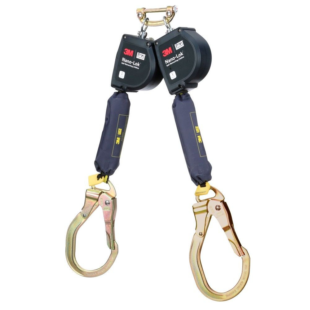 3M DBI SALA 3100614 Nano-Lok XL Twin-Leg Self-Retracting Lifeline with ...