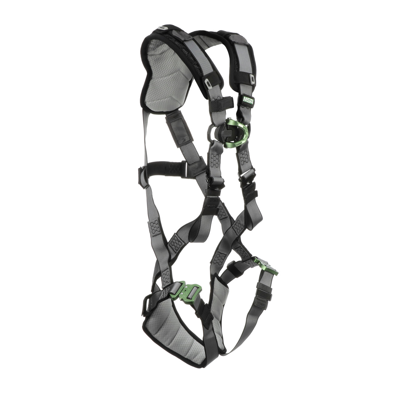 MSA V-FIT Harness with Back D-Ring and Shoulder & Leg Padding ...