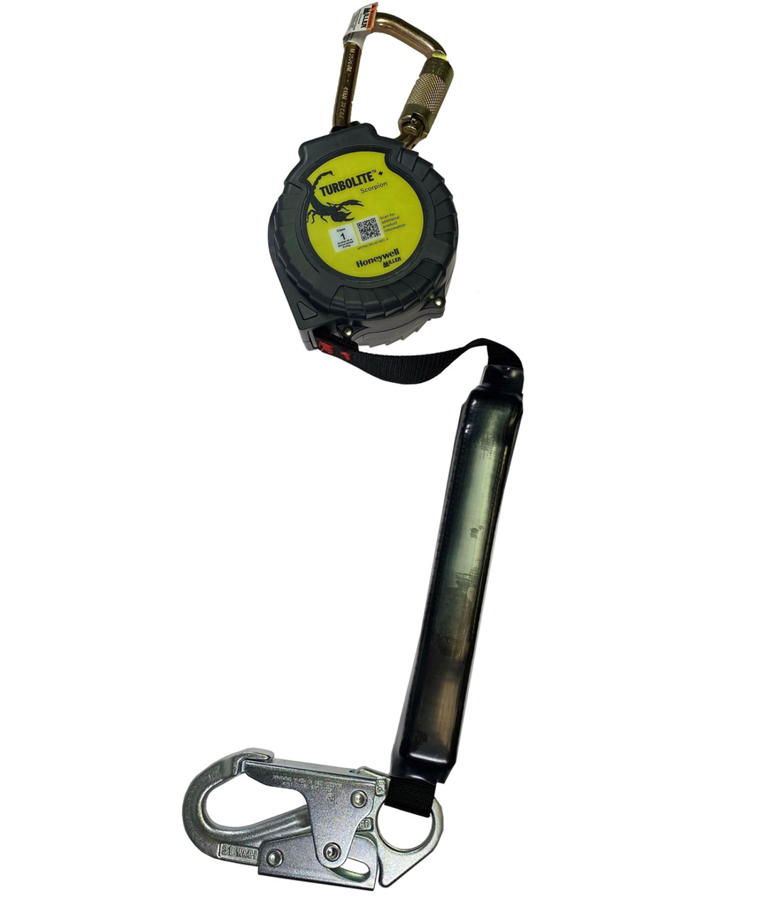 Miller MTL-OHS1-11/9FT TurboLite+ Scorpion Single-Leg SRL with Steel ...