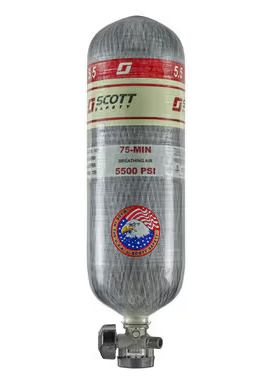 3M Scott 200976-01-1DL Custom Assy Cylinder and Valve SC 5.5 (75 Min ...