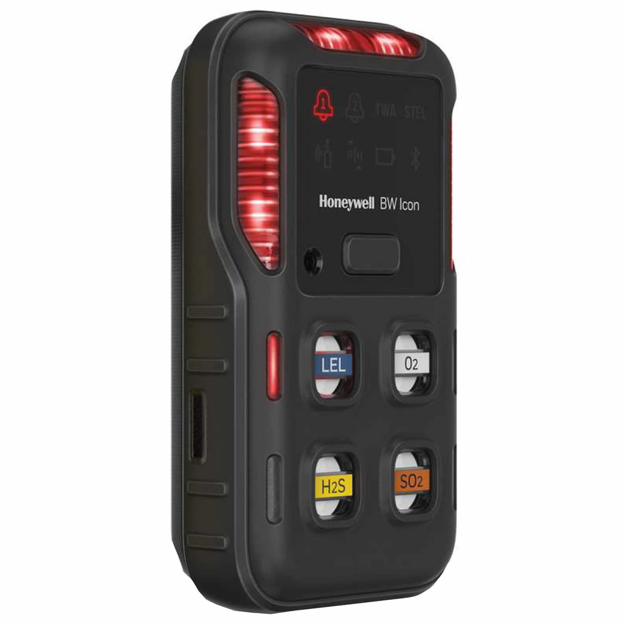 Honeywell BW ICON-B-H Multi-Gas Detector %LEL(IR) O2 H2S CO (Black ...