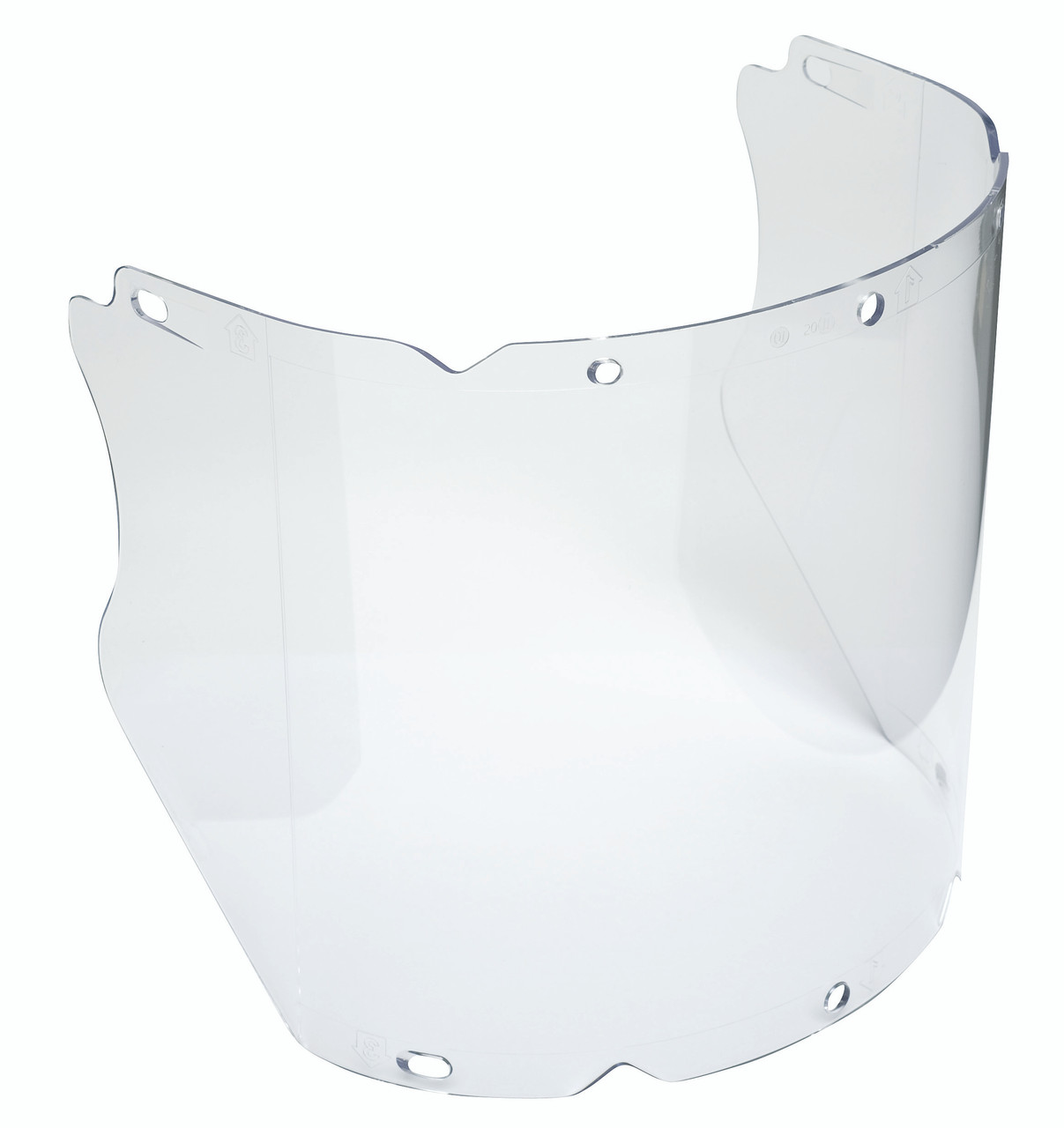 MSA 10115856 Molded V-Gard Visor for Chemical & Splash Applications (8 ...