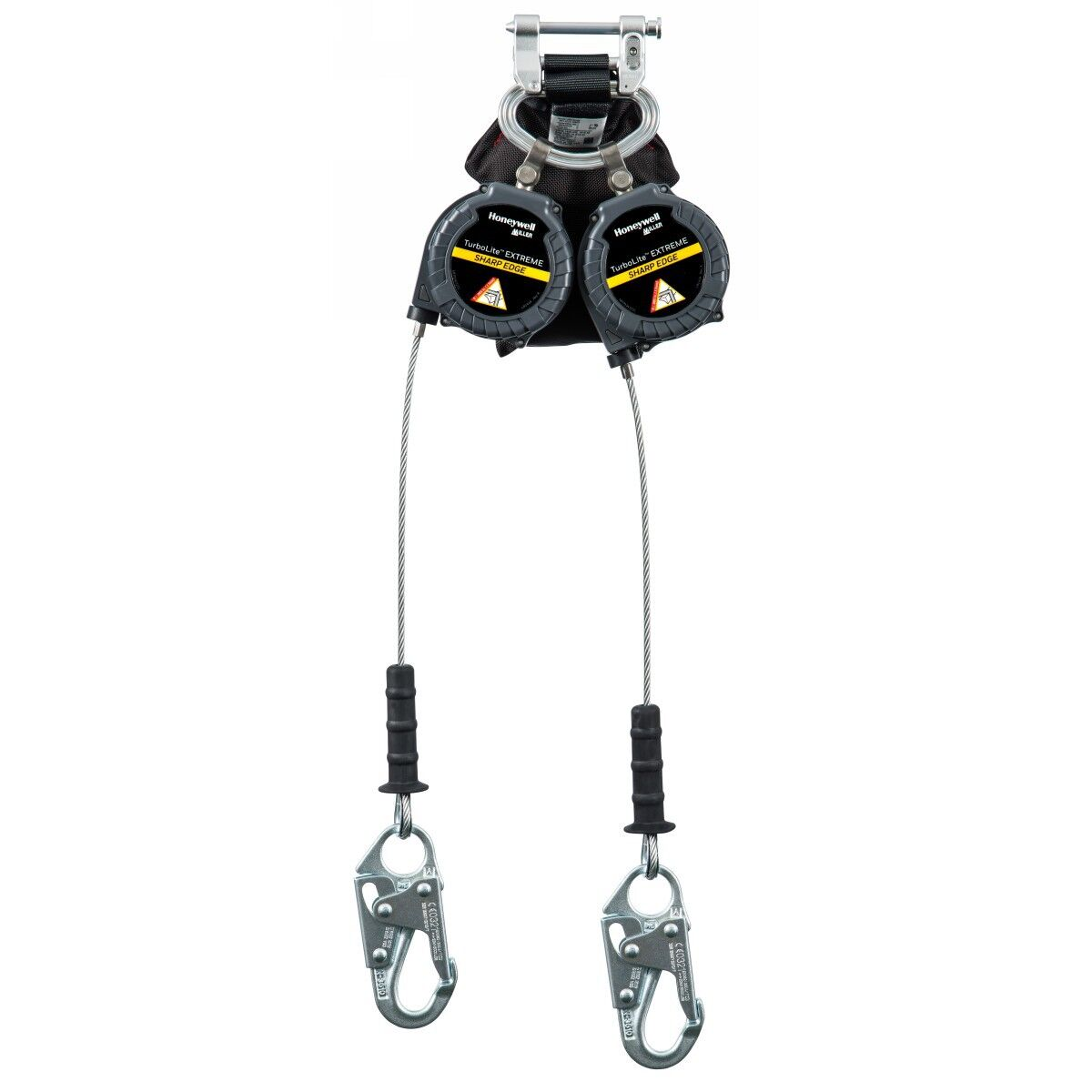 Miller MTL-LEP2-61/6FT TurboLite Edge Twin 6 ft SRL Steel Cable Snap ...