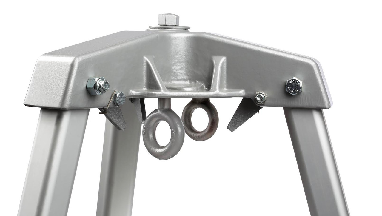 Miller 51/7FT High Strength Aluminum Tripod (7 ft.) - Industrial Safety ...