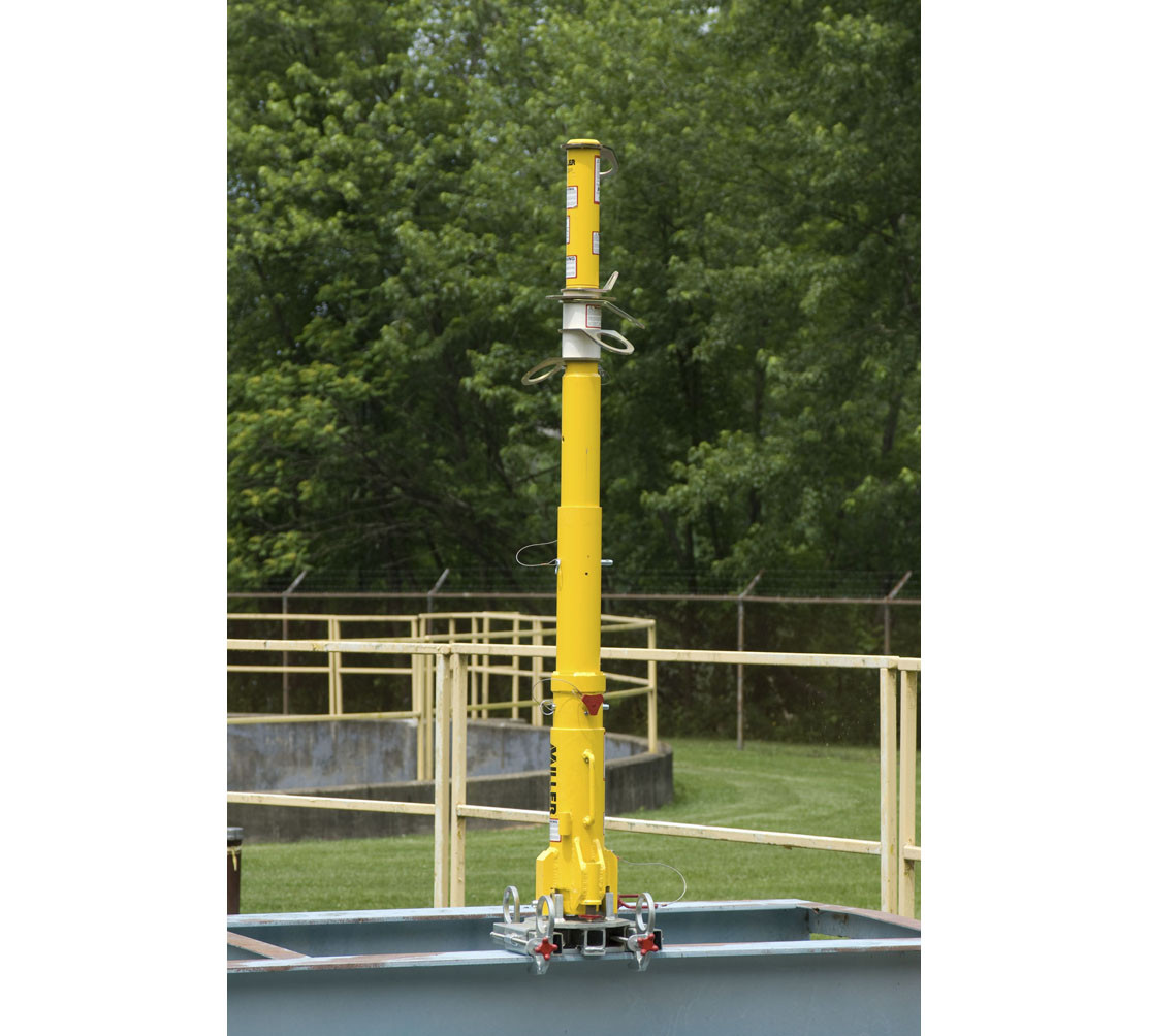 Miller DH-AP-1 Dura Hoist Portable Fall Arrest Post and Extension Post ...