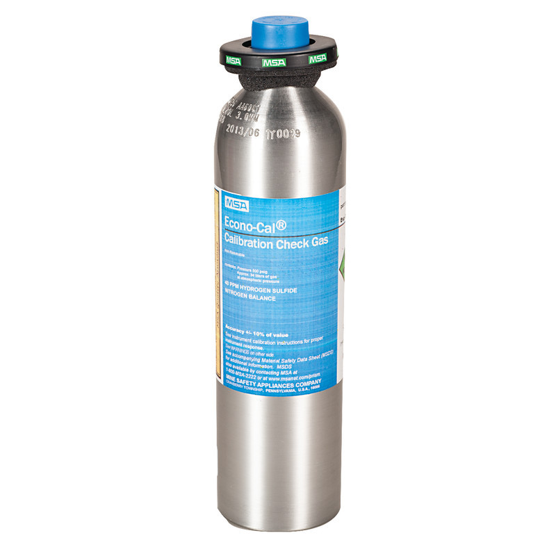 MSA 711062 Calibration Gas Cylinder (H2S)-40 PPM - 34L - Industrial ...