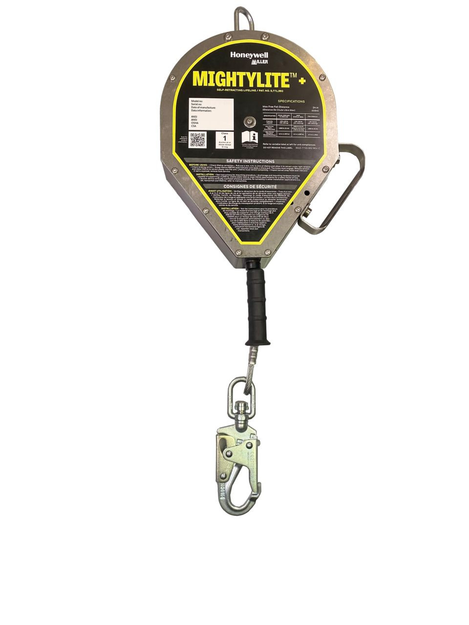 Miller MML-OGC1-02/20FT MightyLite+ Self-Retracting Lifeline with ...