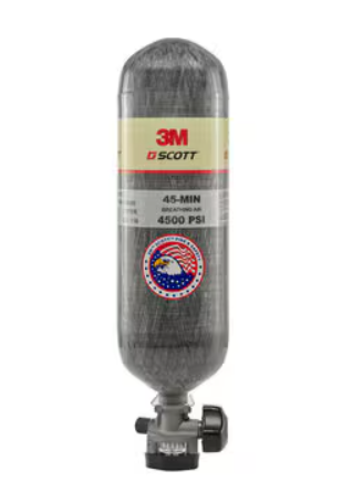 3M Scott 804722-01 Cylinder and Valve CGA 4.5 (45 Min) - Industrial ...