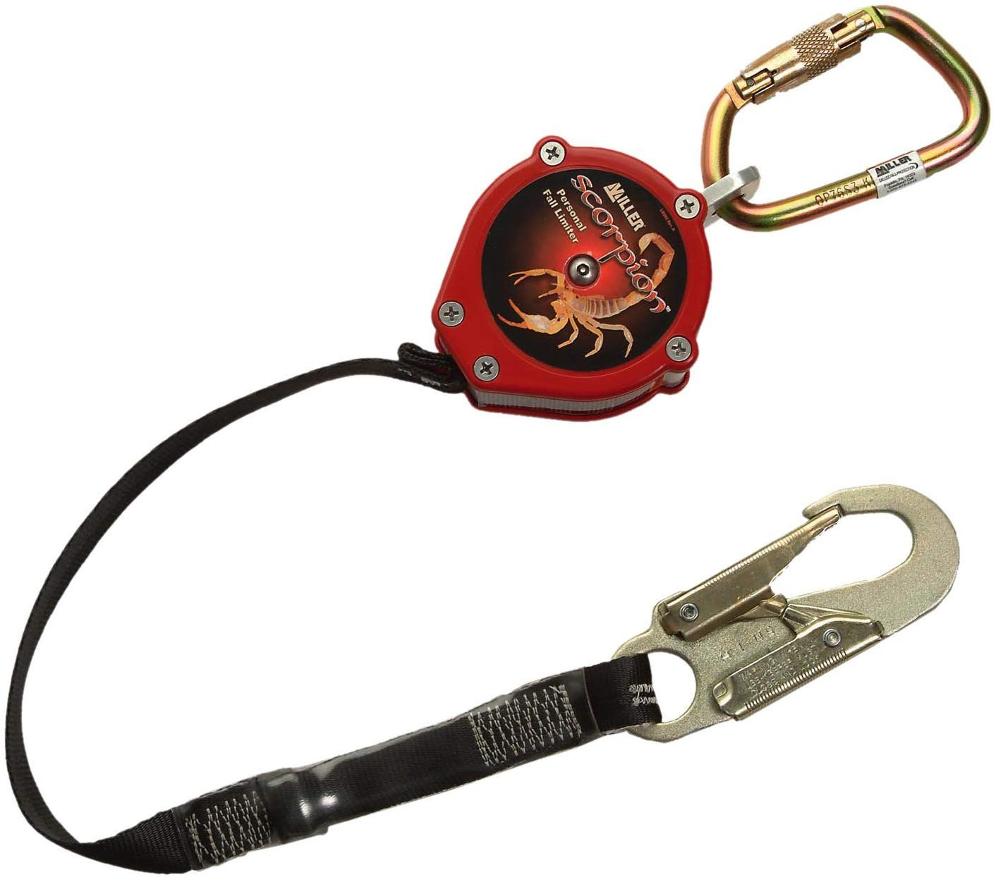 Miller PFL-2-Z7/9FT Scorpion Personal Fall Limiters 9' Web with Snap ...